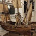 Very Rear Antique Handmade Sail Ship Vintage Wooden Model Sailboat ...