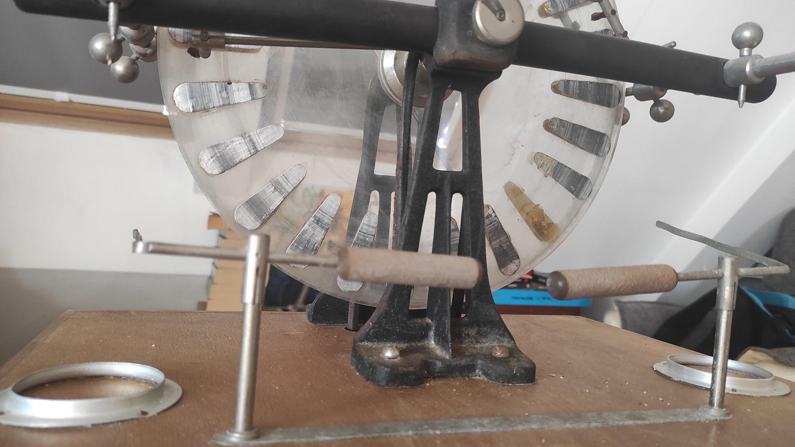 Wimshurst Influence Machine: Original Vintage Educational Science ...