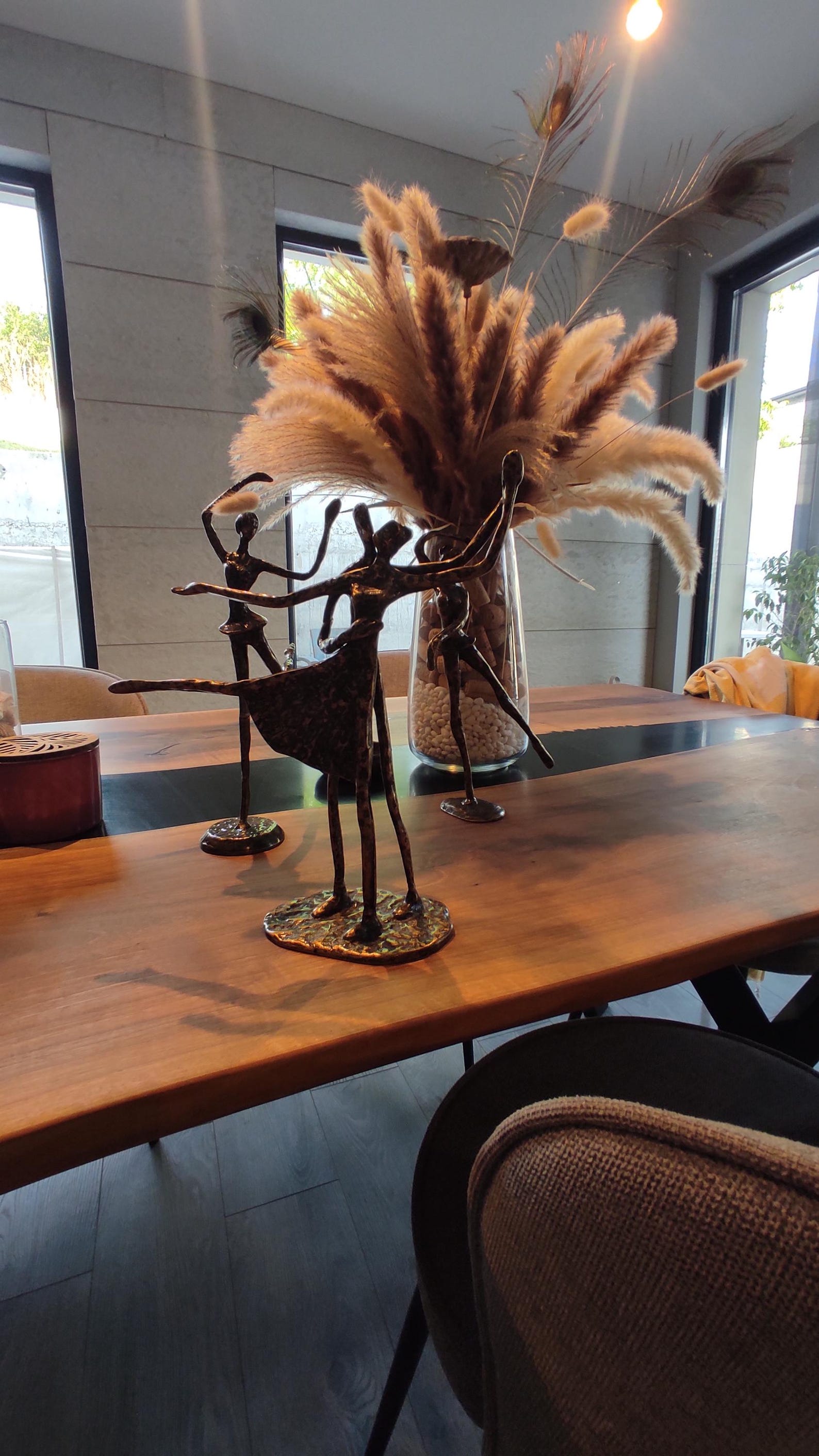 Vintage Alberto Giacometti Style Bronze Ballerina Sculpture - Unique ...