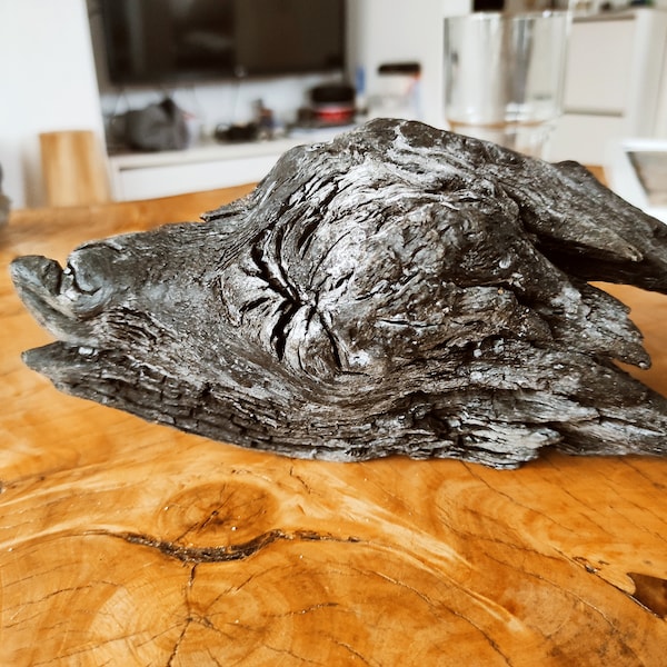 Wooden Wattle Fish Statue From Driftwood Unique Handmade Driftwood ...