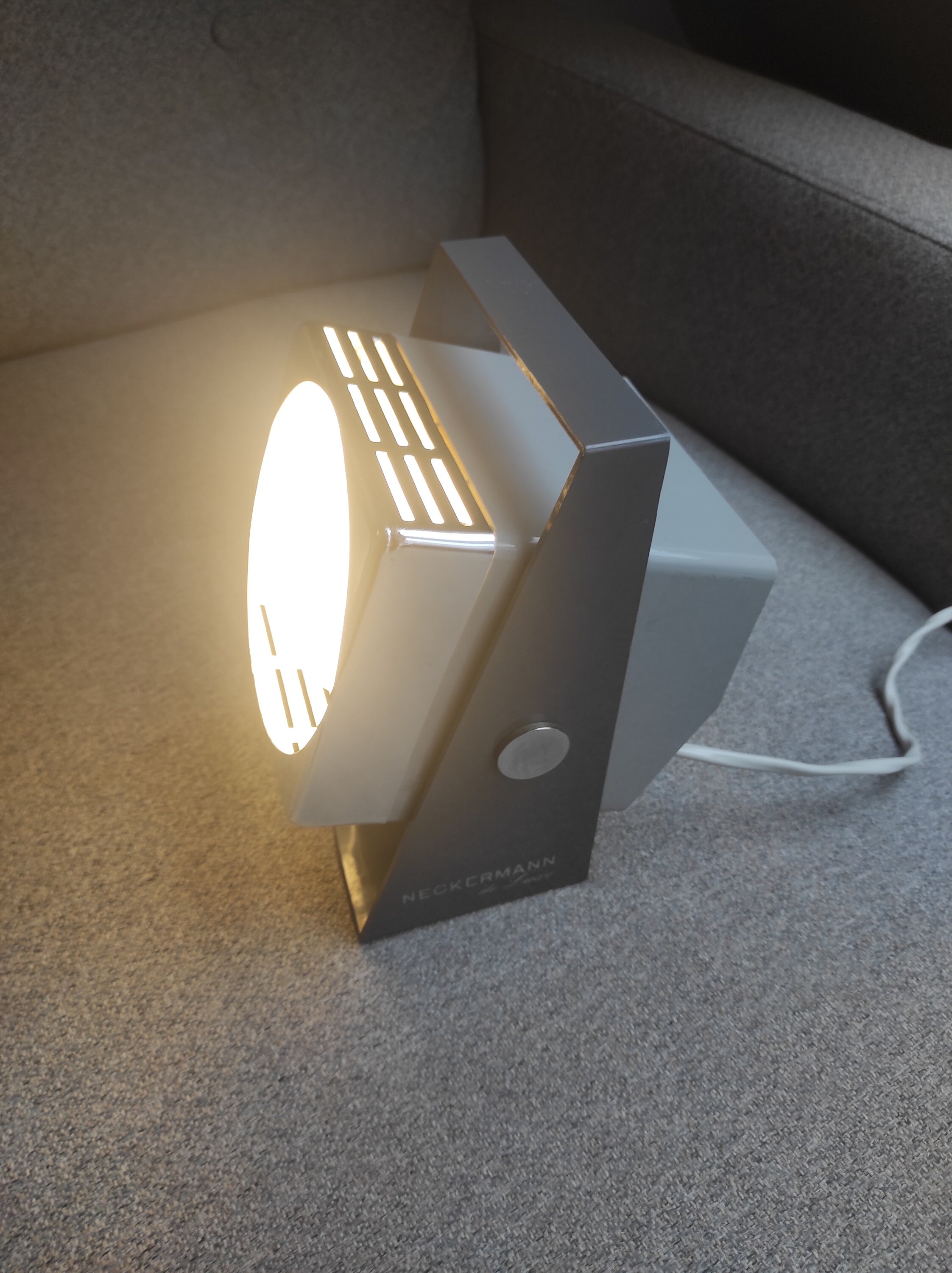 Transformed Industrial Old Medical Heating Lamp Neckermann De Luxe Dr ...