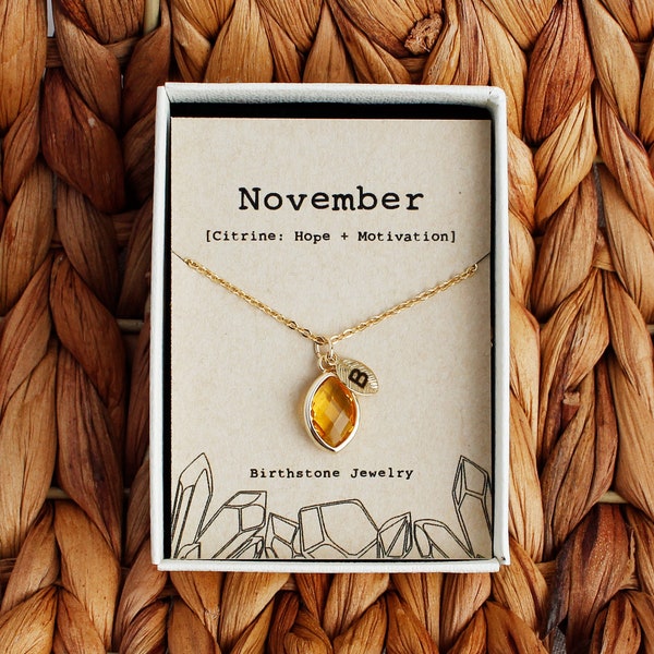 November Birthstone Jewelry - Etsy