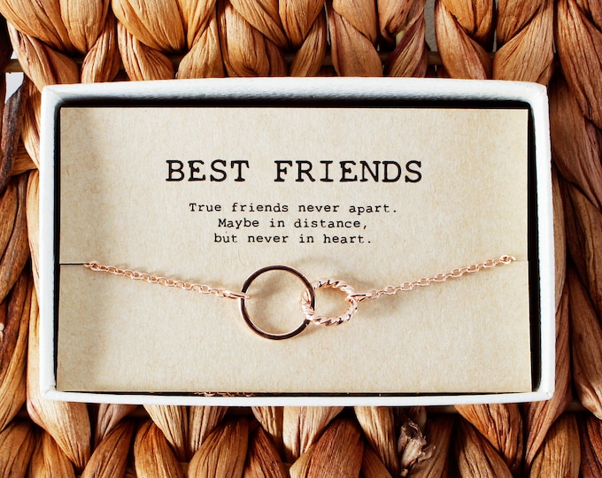 Best Friend Bracelet BFF Gift Best Friend Jewelry - Etsy