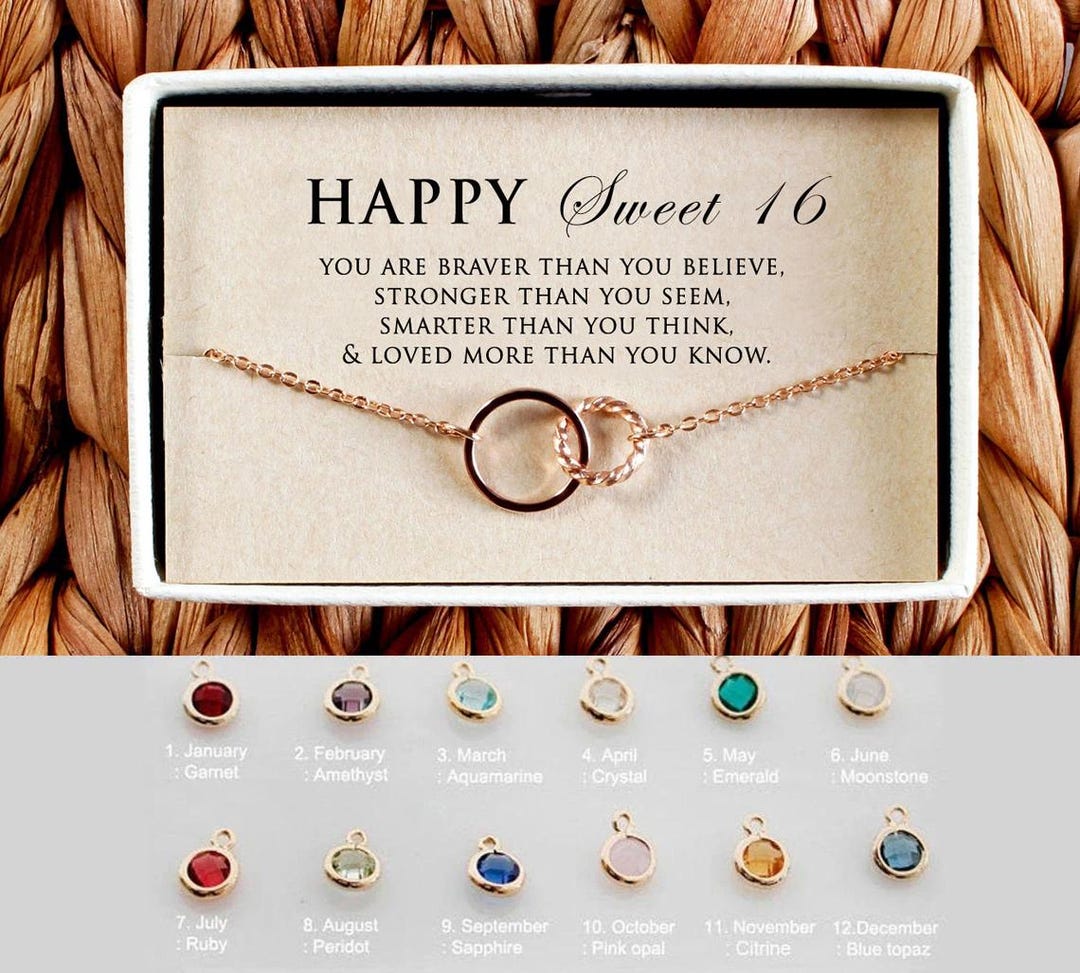 Sweet 16 Gift for Girl, Personalized Sweet Sixteen Gift, 16th Birthday ...