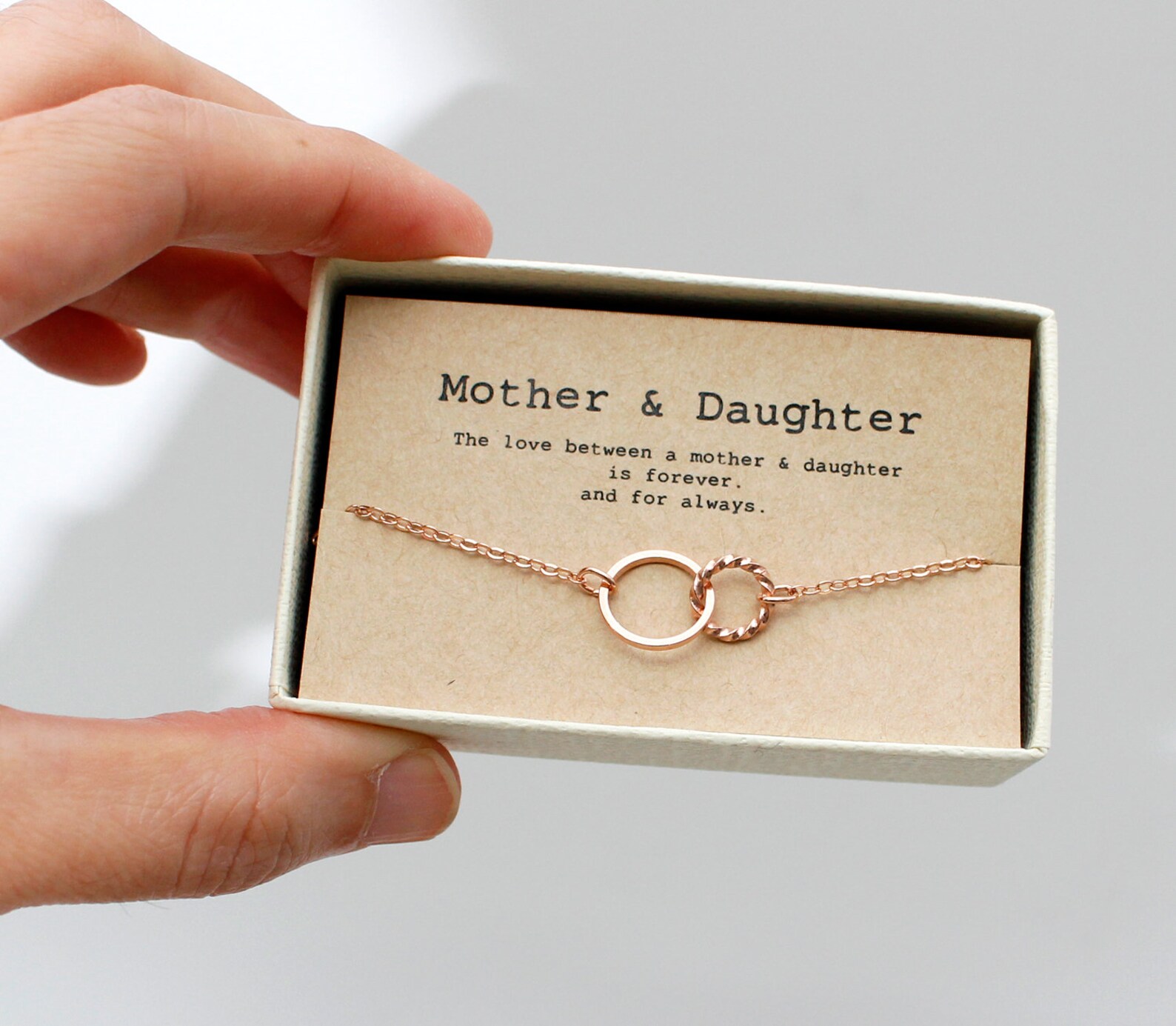 Mother Daughter Bracelet Mothers Day Birthstone Bracelet - Etsy
