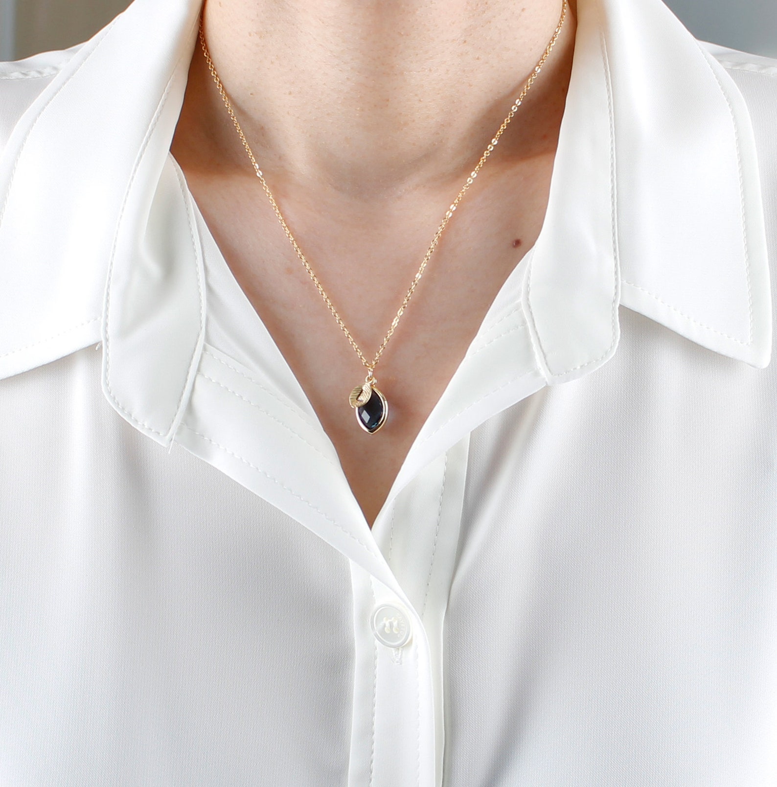 Birthstone Necklace Personalized Necklace Bridesmaid - Etsy