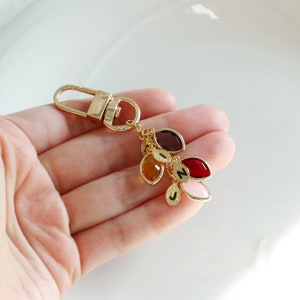 Keychain, Keychain Personalized, Birthstone Keychain, Custom Keychain ...