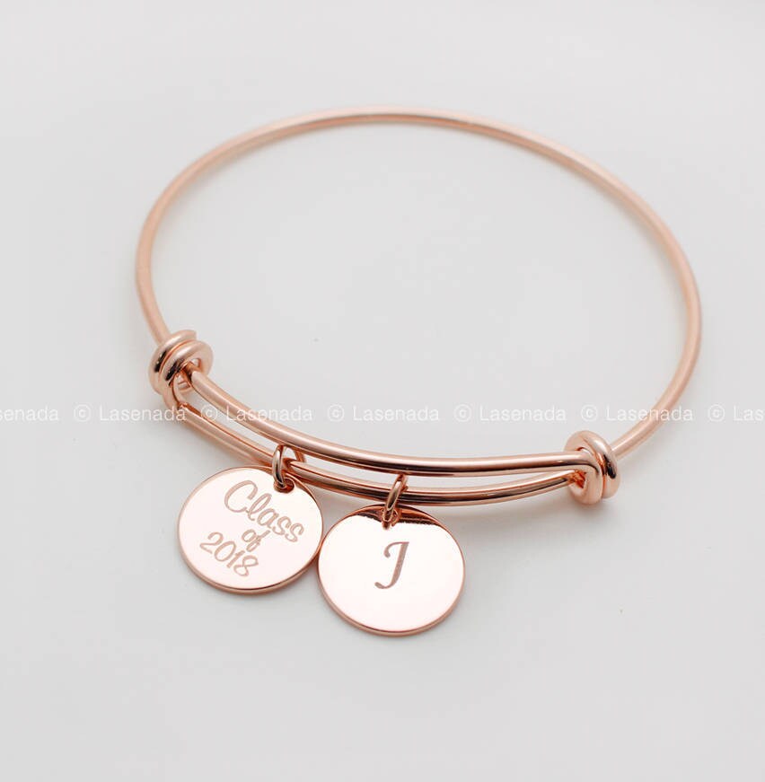 Personalized graduation braceletClass of 2019 Bracelet | Etsy