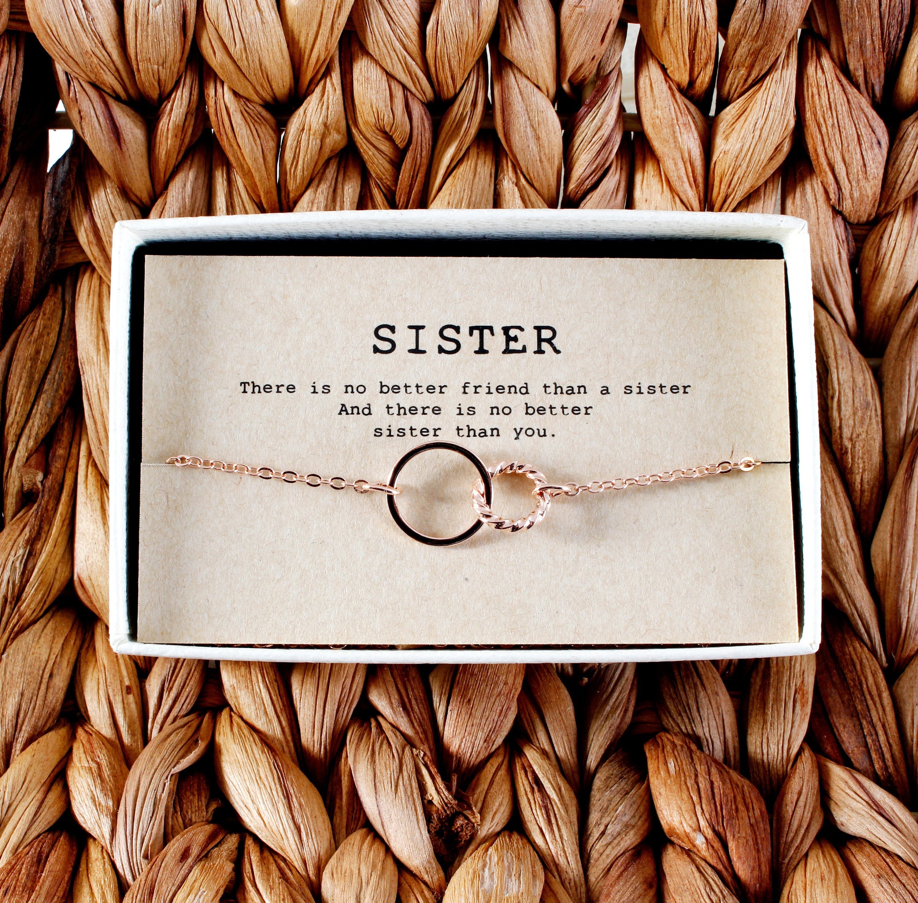 Sister Bracelet • Sister Gift • Circle Bracelet • Soul Sister Gift ...