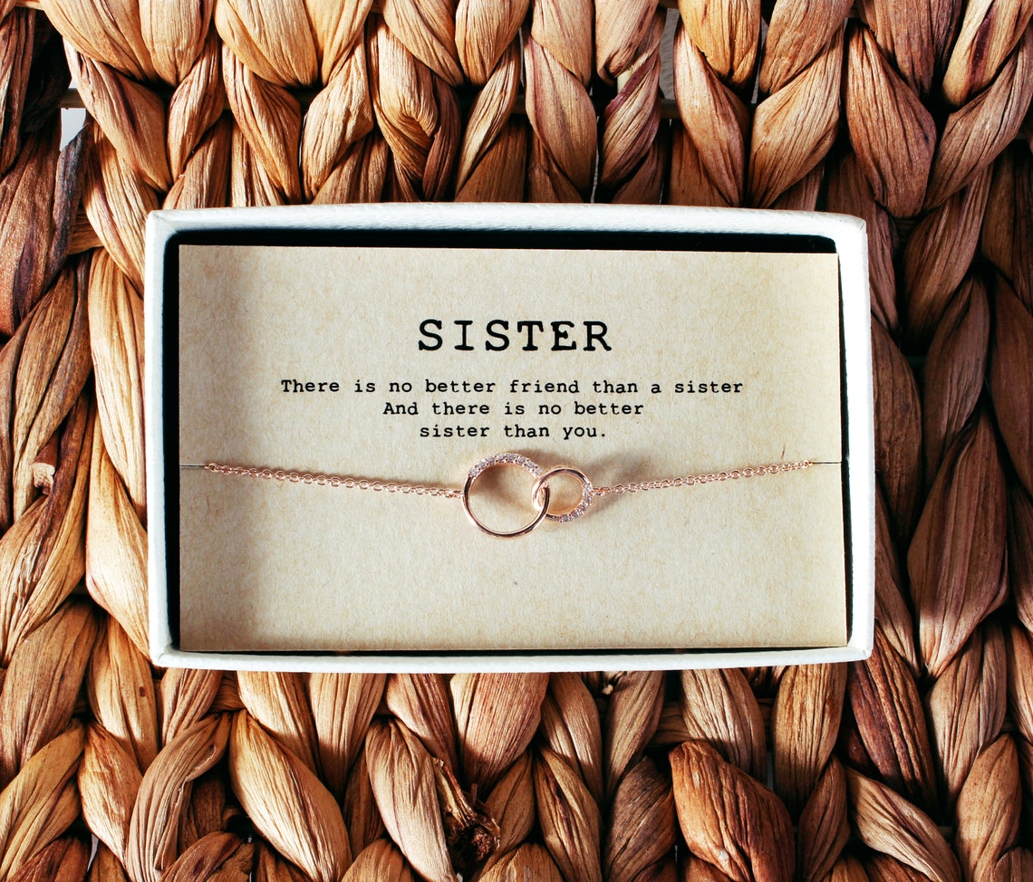 Sister Bracelet Sister Gift Circle Bracelet Soul Sister - Etsy