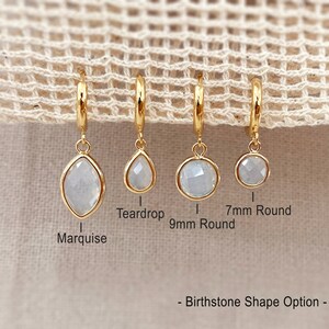 November Birthstone Earring in Sterling Silver, Citine Earrings ...