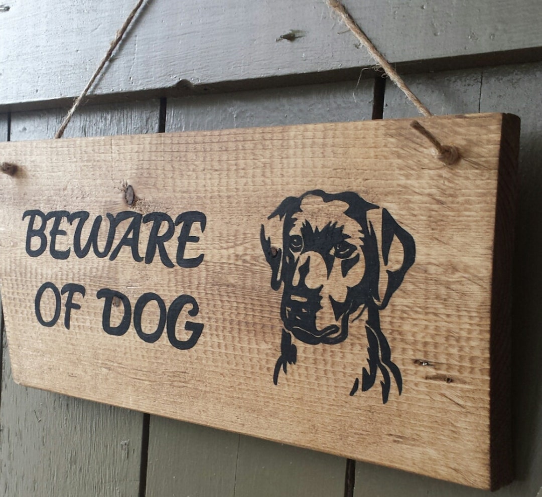 Custom Beware of Dog Sign, Dog Sign for Home, Pet Sign, Dog Sign for ...