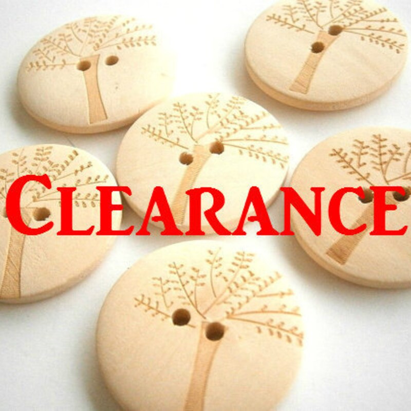 Wood Buttons - Etsy
