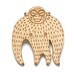 Monkey Brooch Made With Lasercut Wood Gorilla Pin - Etsy