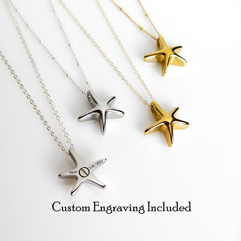 Starfish Shells Necklace - Etsy