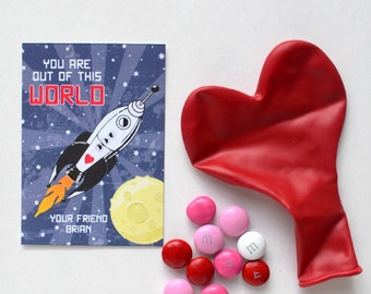 Space valentines | Etsy