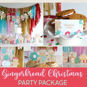 Christmas Party Decorations Gingerbread Decorating Party Holiday Party ...