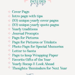 Christmas Keepsake Memory Book | Printable Christmas Journal | Digital ...