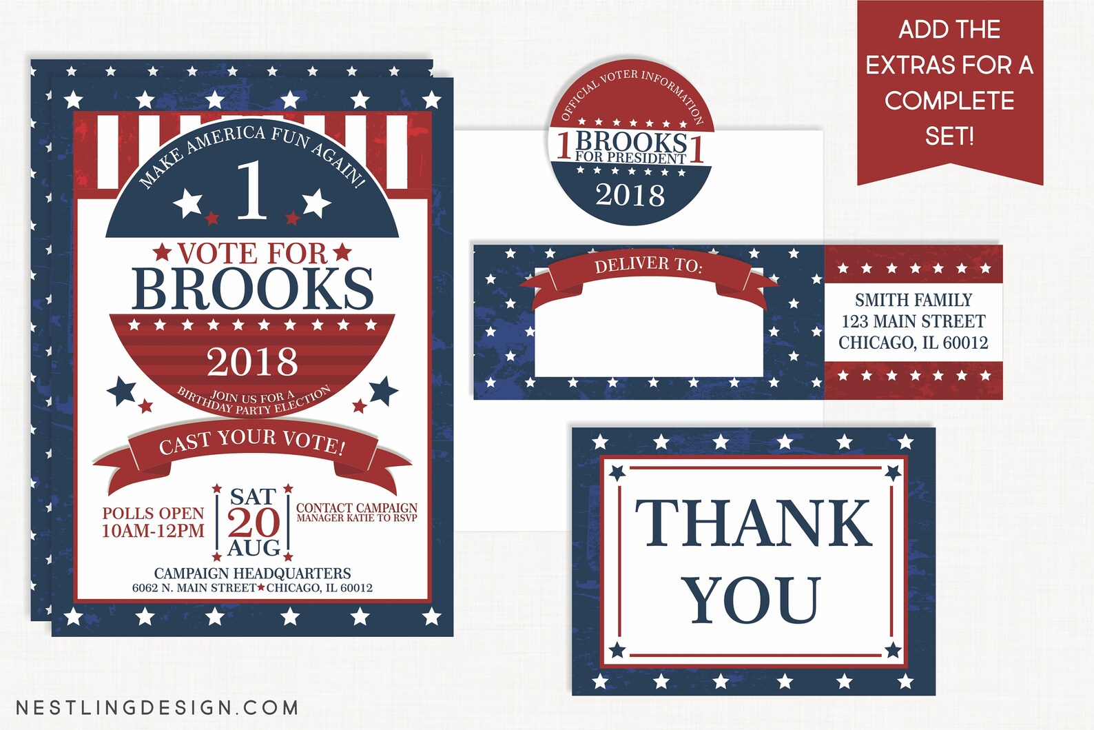 Election Invitation Patriotic Invitation President - Etsy