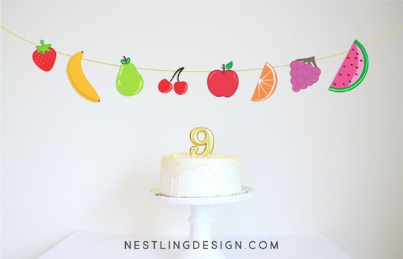 Fruit Garland | Twotti Frutti | Twotti Frutti Party | Two-tti Fruity ...