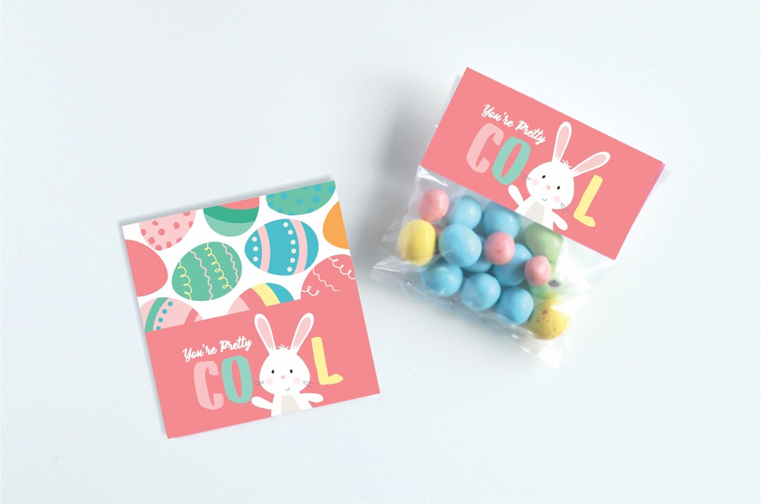 Easter Bunny Bag Topper | Easter Bunny | Easter Treat Bag | Easter ...