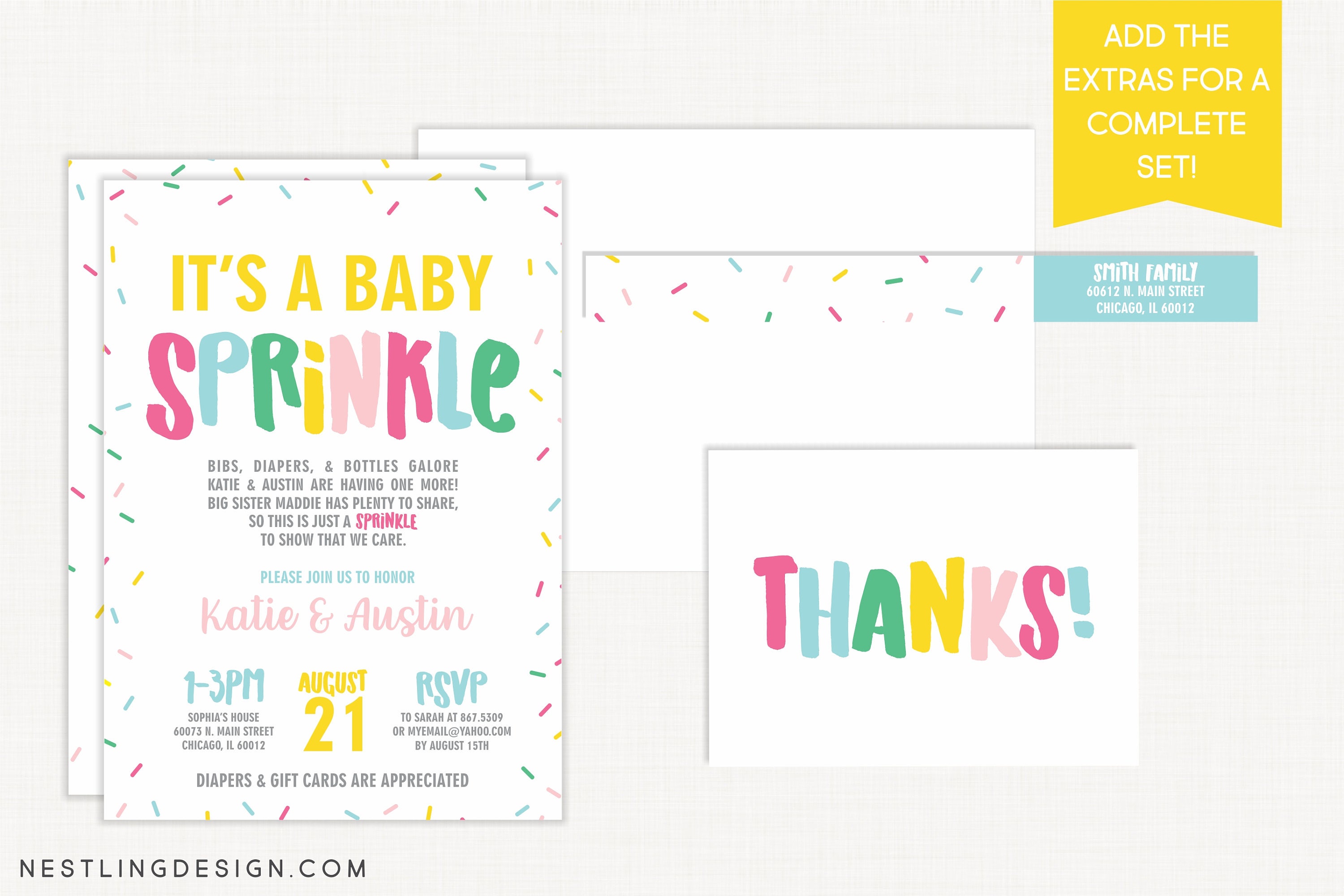 Baby Sprinkle Invitation Sprinkle Baby Shower Invitation | Etsy