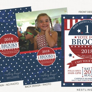 Election Invitation | Patriotic Invitation | President Invitation ...