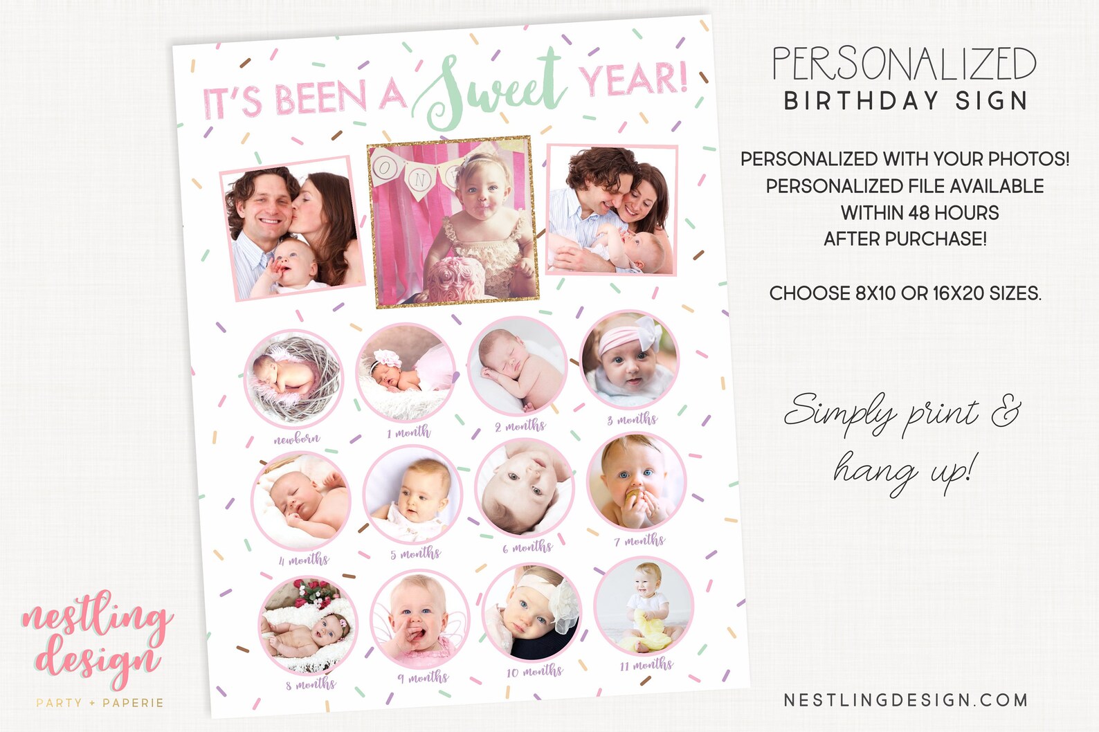 First Birthday Poster Ice Cream Birthday Poster Ice Cream | Etsy