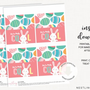 Easter Bunny Bag Topper | Easter Bunny | Easter Treat Bag | Easter ...