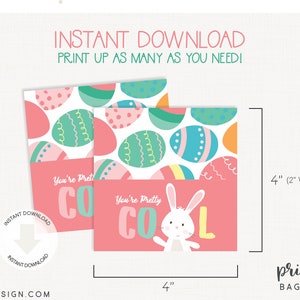 Easter Bunny Bag Topper | Easter Bunny | Easter Treat Bag | Easter ...