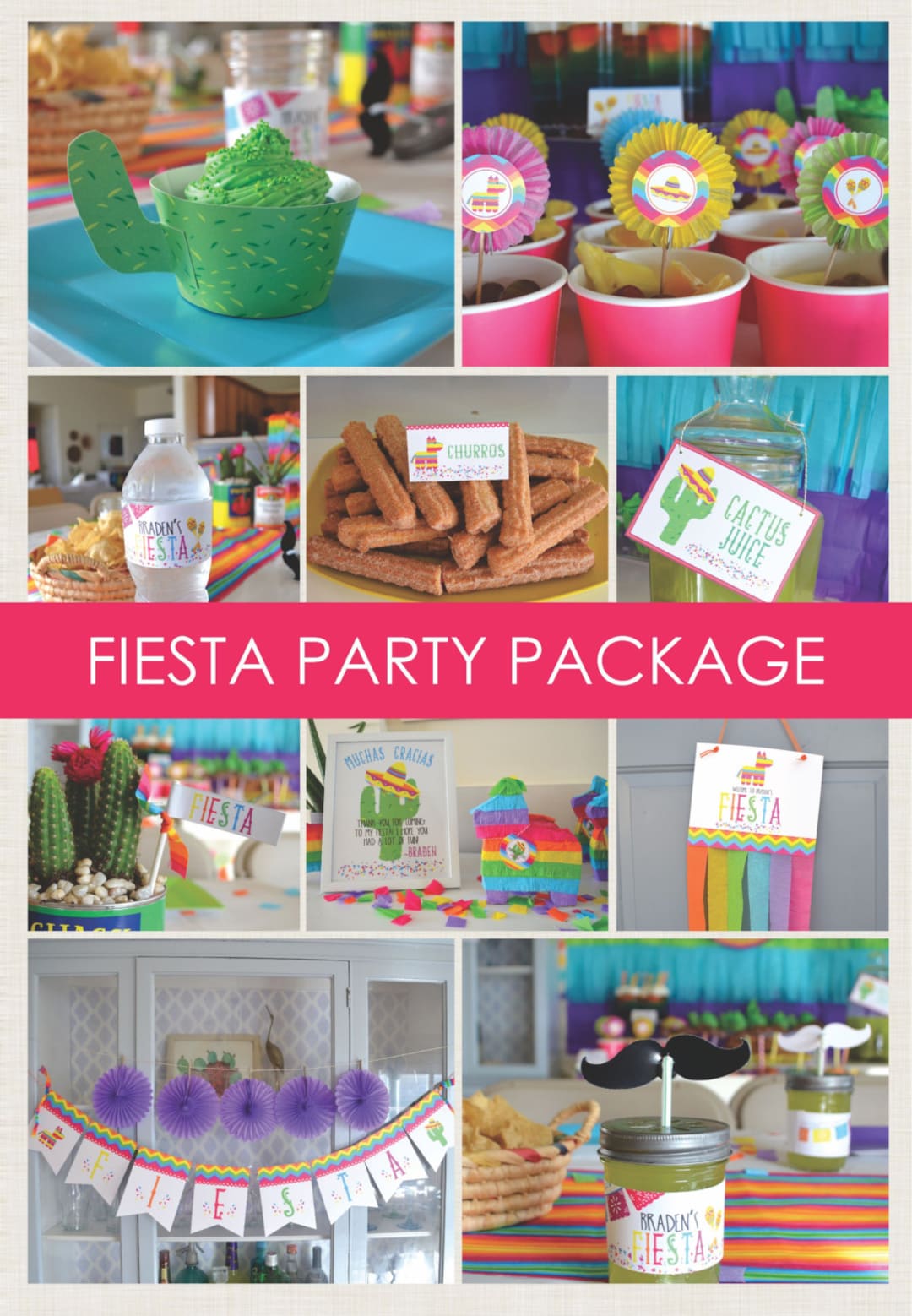 Fiesta Party Package | Fiesta Birthday Party | Fiesta Birthday ...