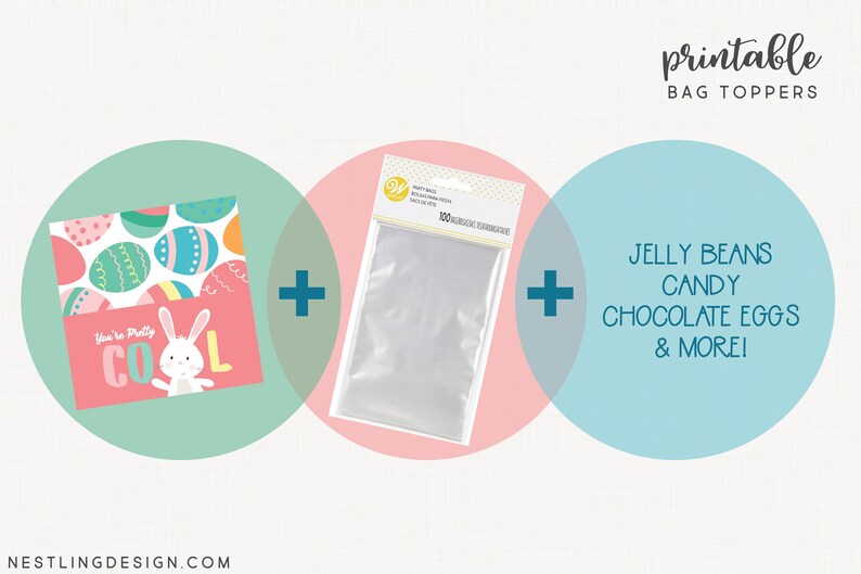 Easter Bunny Bag Topper | Easter Bunny | Easter Treat Bag | Easter ...