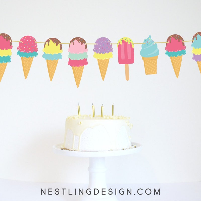 Ice Cream Party Decorations - Etsy