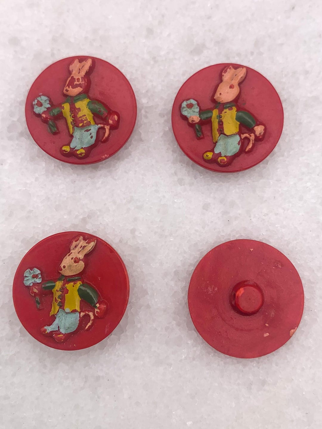 Vintage Piglet Button Novelty Kiddie 1930's Darling 4 Buttons 08 - Etsy