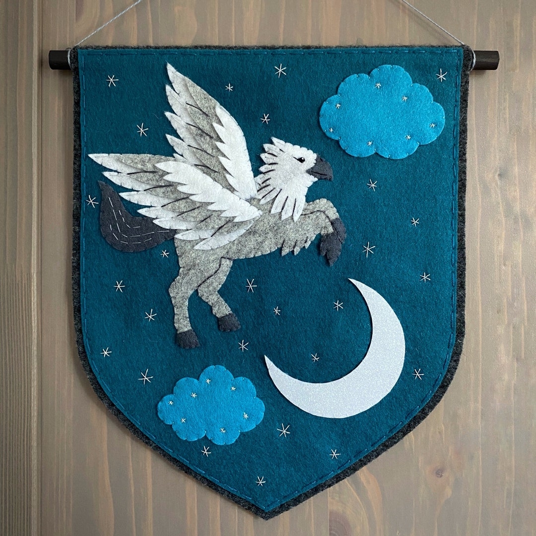 Night Sky Griffin Flag - Etsy