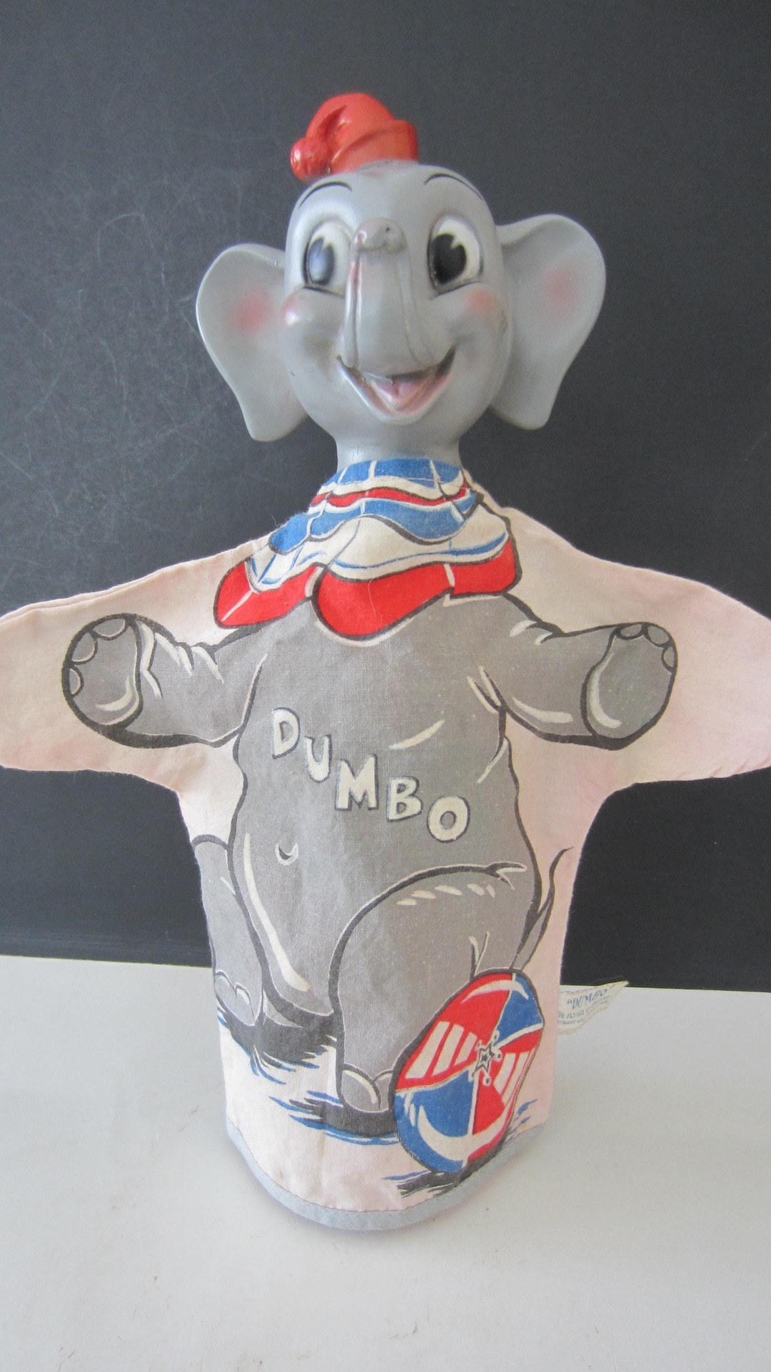 DUMBO Vintage Disney Hand Puppet**1950's **vintage Gund, Disney Doll ...