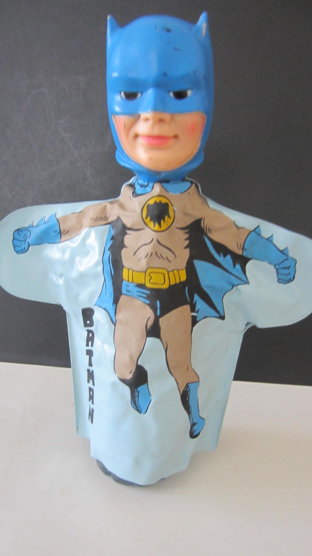 BATMAN Vintage Hand Puppet**1966 **vintage Ideal Doll Puppet* National ...