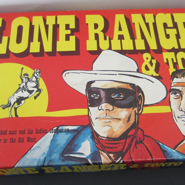 The Lone Ranger Board Game - Etsy
