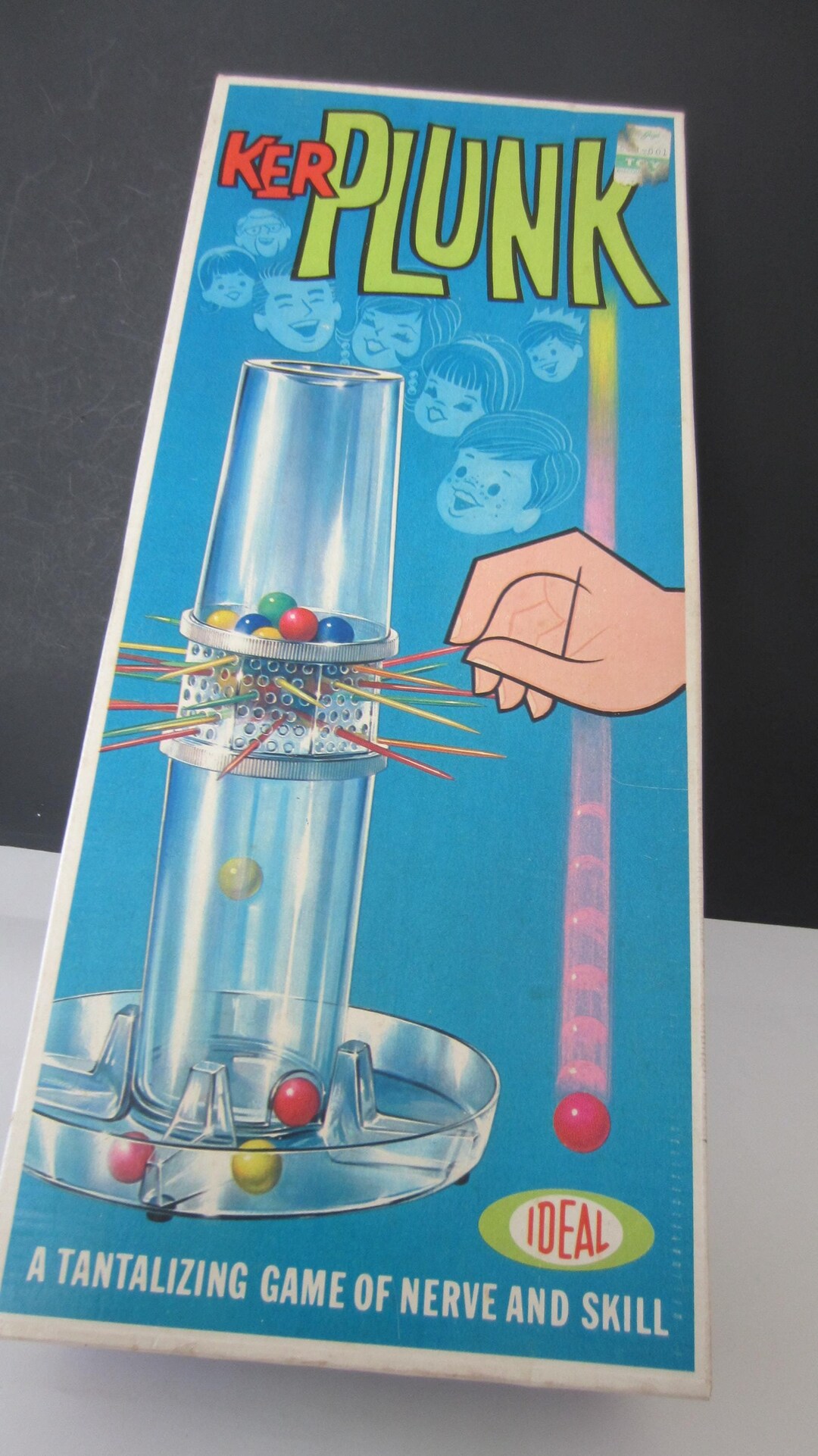 1967 KER PLUNK SKILL Game ideal Toys Complete Fun Family Gamegreat Game ...