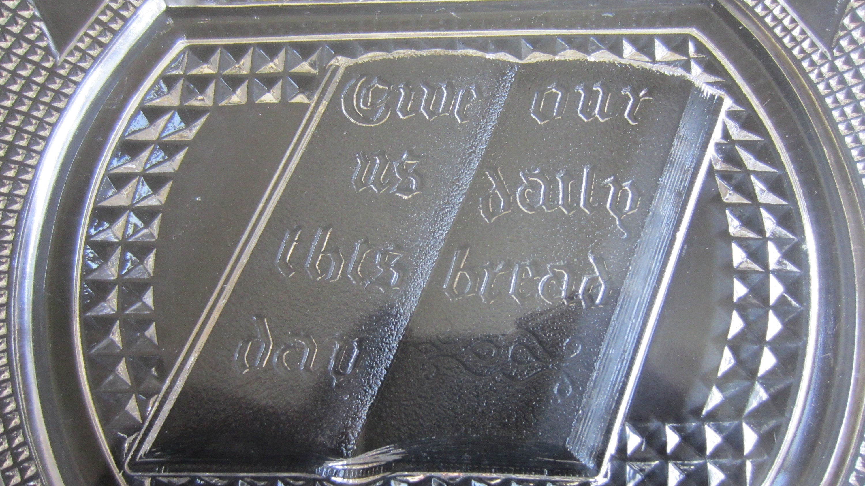 Collectible Plates Collectibles Platter ** Large Vintage Press Glass ...