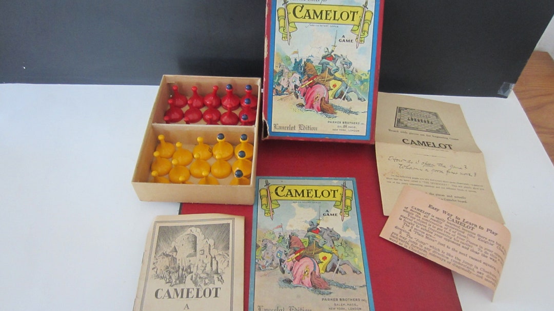 CAMELOT BOARD GAME** Parker Brothers 1930** Rare Lancelot Edition ...
