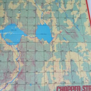 1976 CHOPPER STRIKE Board Game* 2 Level Plastic Playing Board* Colorful ...