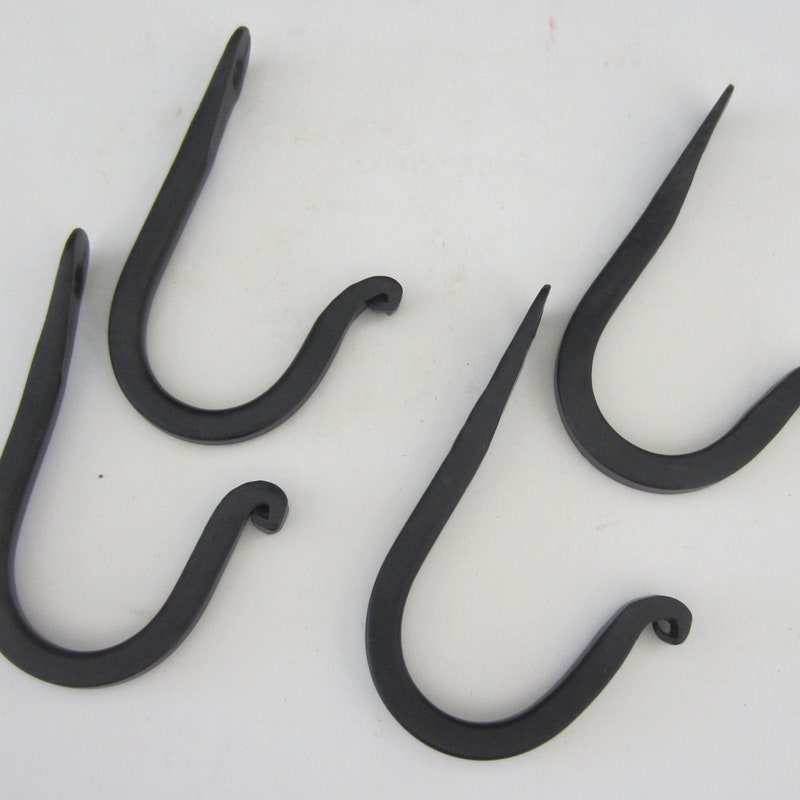 Wrought Iron Hooks - Etsy
