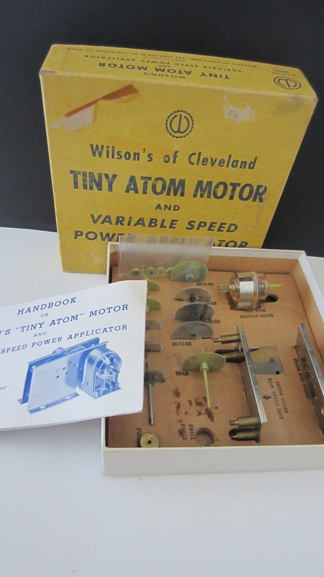 WILSON'S of CLEVELAND Tiny ATOM Motor & Variable Speed Power Applicator ...