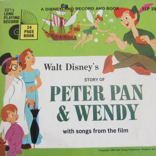 Peter Pan Records - Etsy
