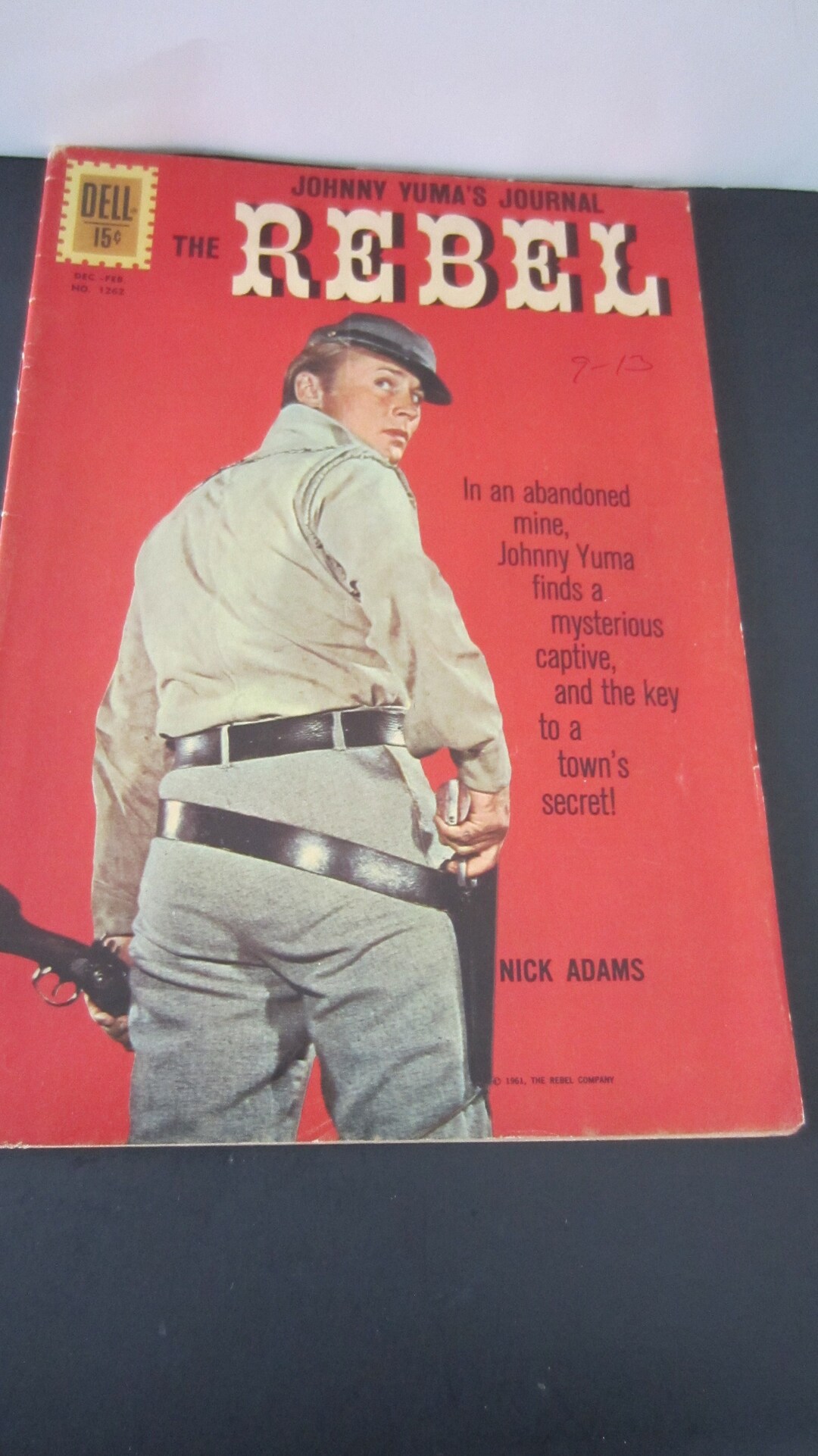 JOHNNY YUMA REBEL Comic Book * # 1262** 1962 ****dell Publishing* T V ...