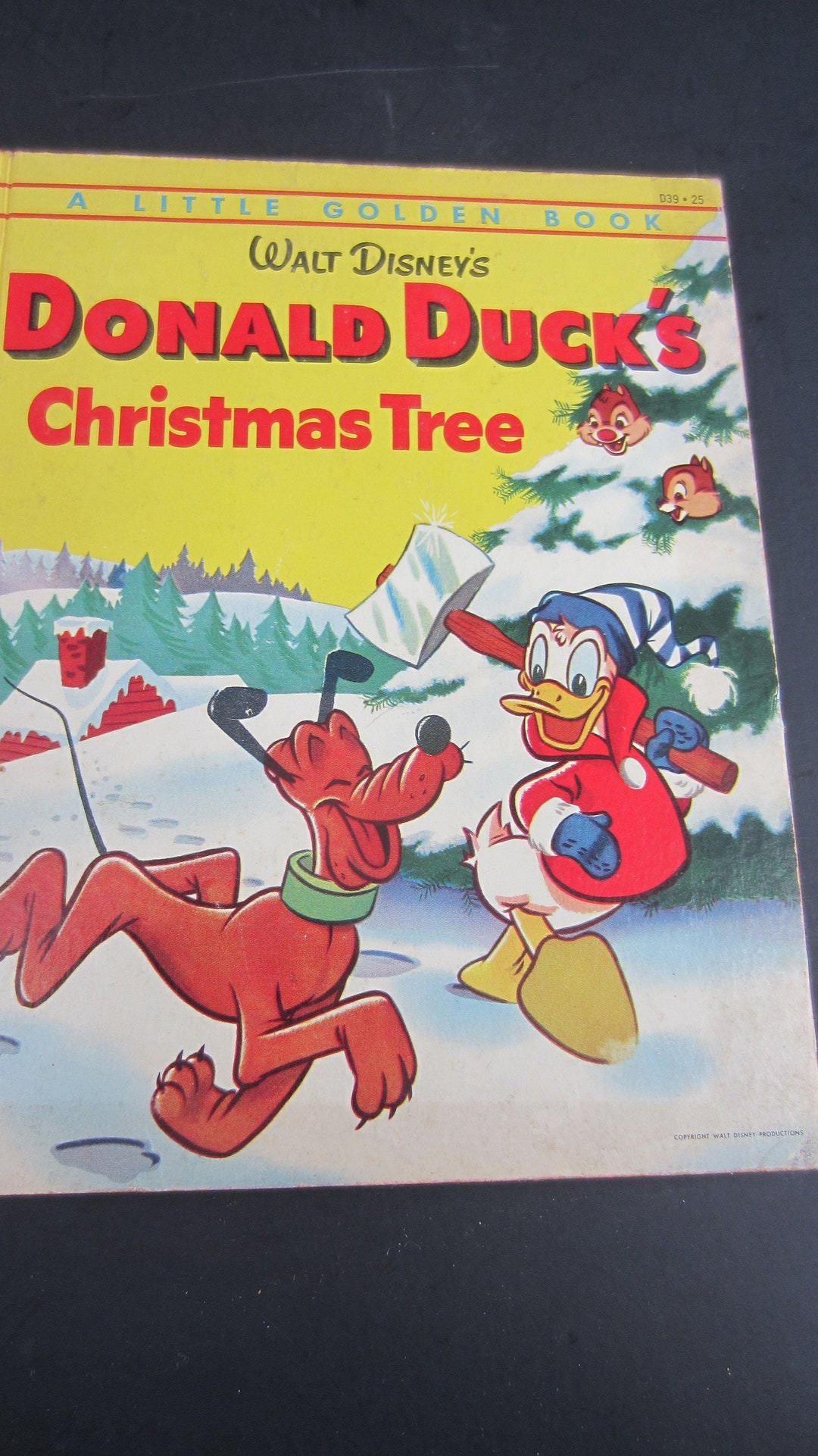 Vintage "a" Donald Duck's Christmas Tree Golden Book***vintage Golden ...