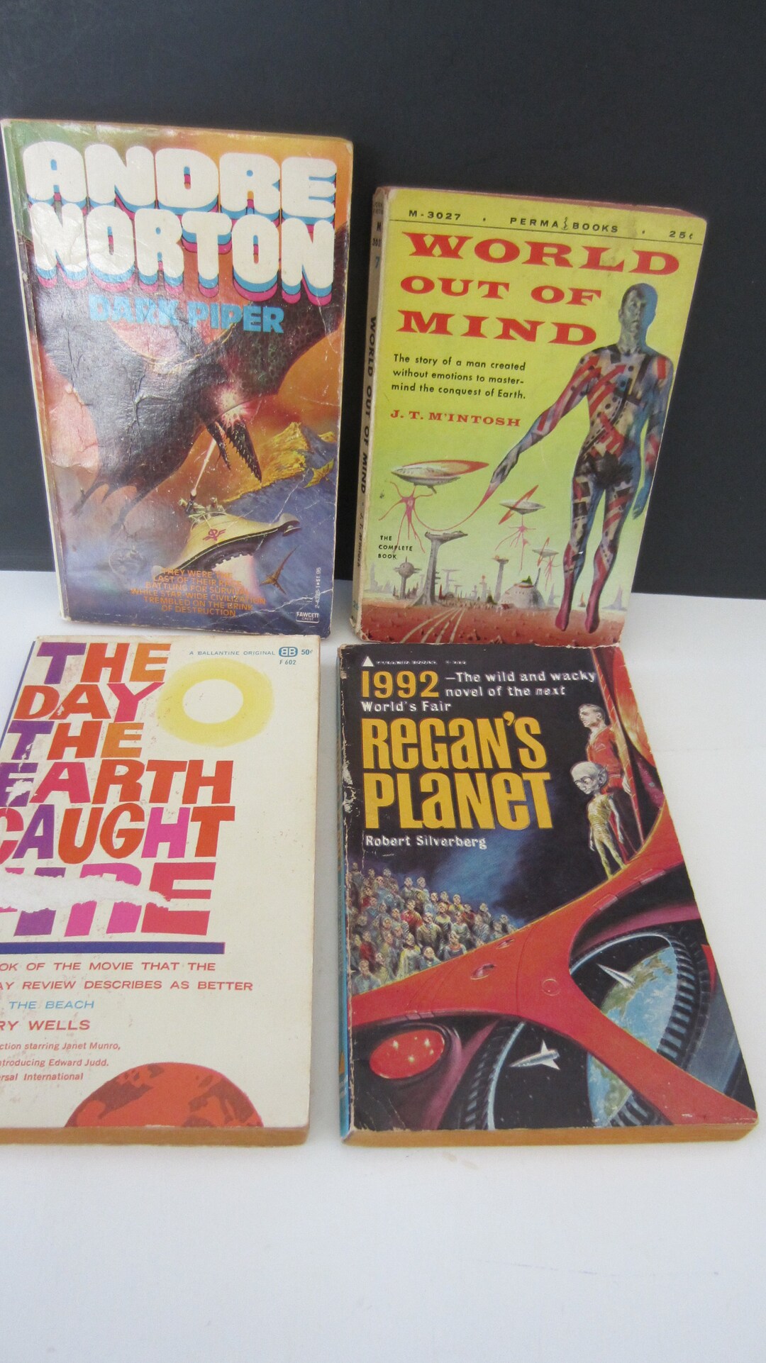 4 VINTAGE SCI FI Books** 1st. Printings** 1950's- 1960's** Paperback ...