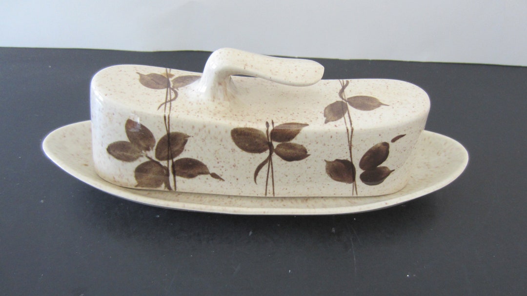 RED WING Butter Dish TAMPICO Pattern * Rare, Hard to Find** 1950's ...