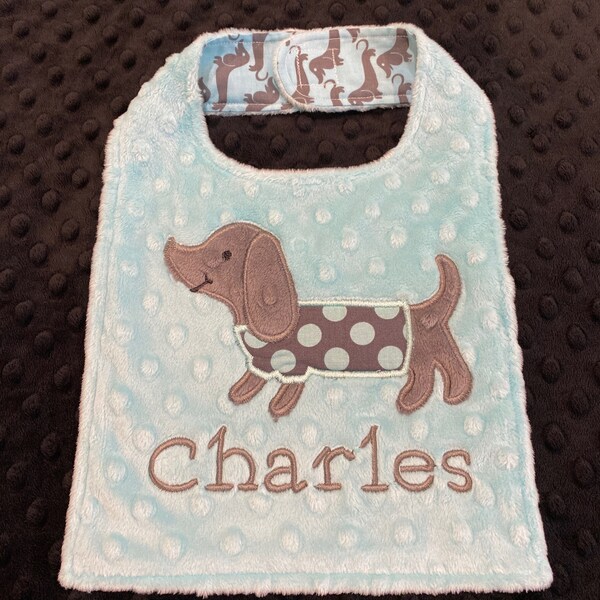 Dachshund Baby Bib - Etsy